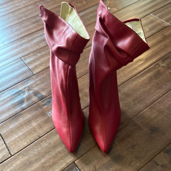 Jessica Simpson | Shoes | Jessica Simpson Red Booties Never Been Worn ...